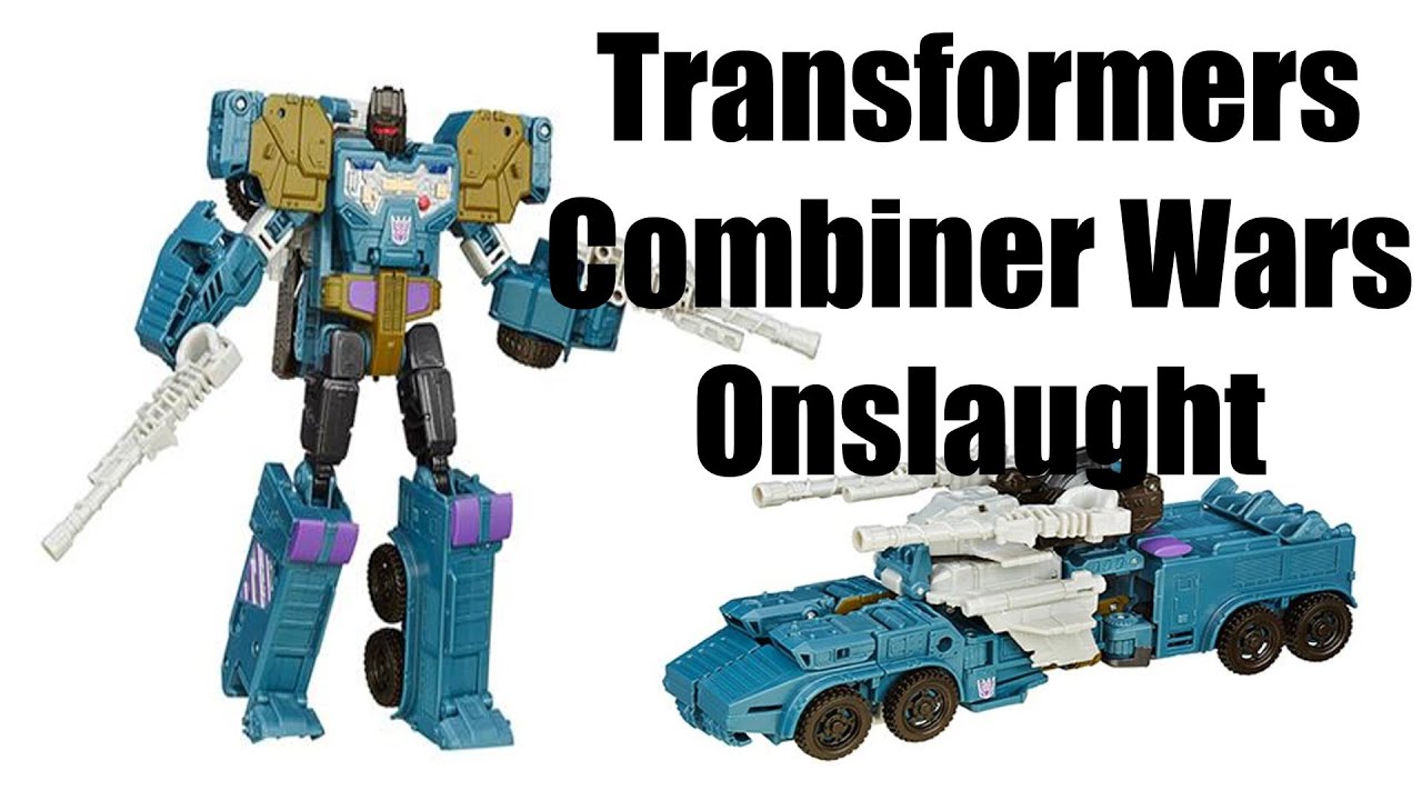 Transformers Combiner Wars Combaticon Onslaught Review - YouTube