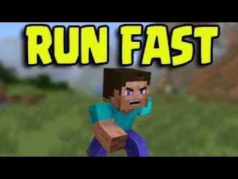how to run fast in Minecraft - YouTube
