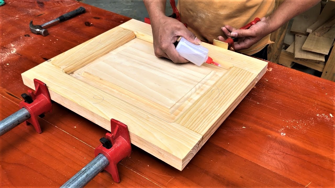 Extremely Simple Woodworking Design // The Idea Of Making A Desk For ...