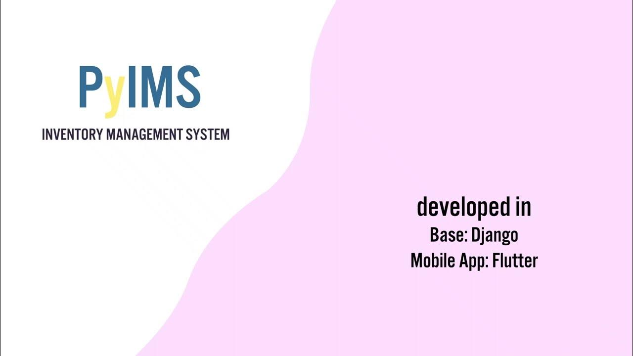 PyIMS - Inventory Management System + Mobile App [Django/Flutter] - YouTube