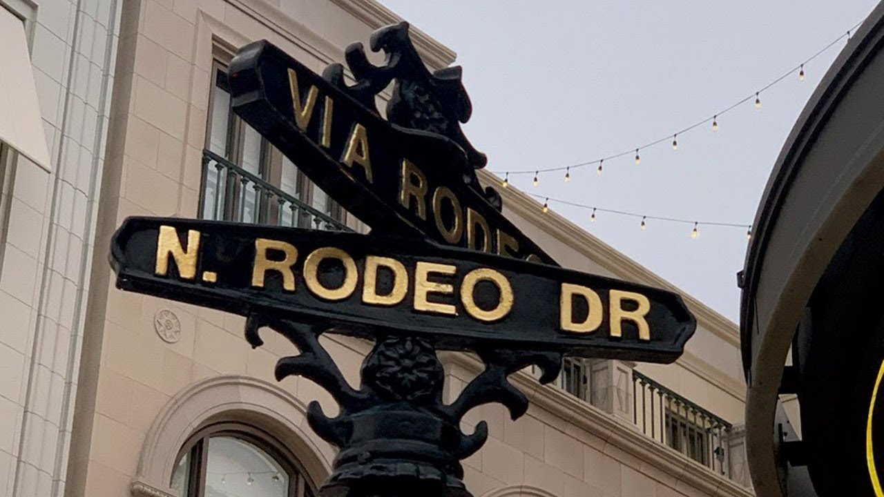 Visiting World Famous Rodeo Drive In Beverly Hills - YouTube
