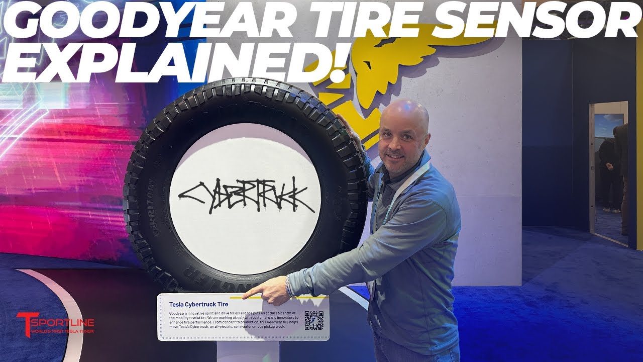 Tesla Cybertruck Goodyear Bluetooth Tire Tread Sensor Explained! New ...
