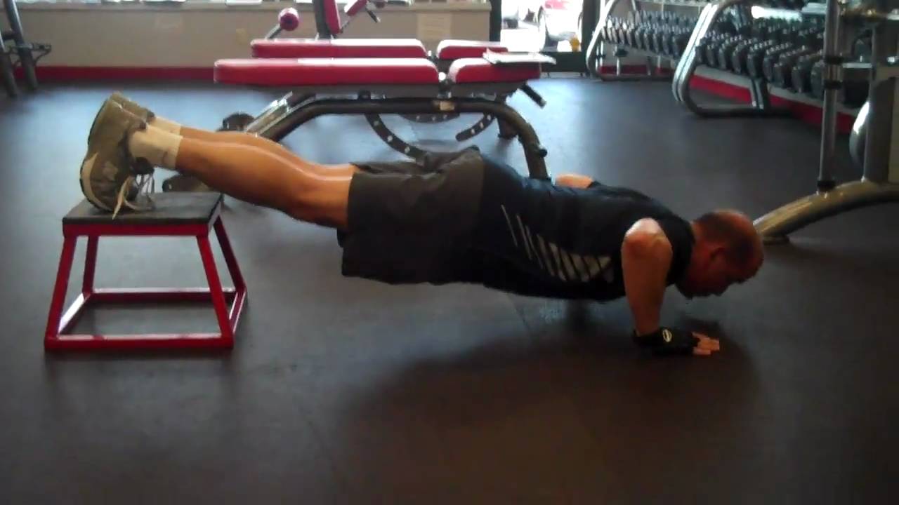 Push-ups (Feet Elevated) - YouTube