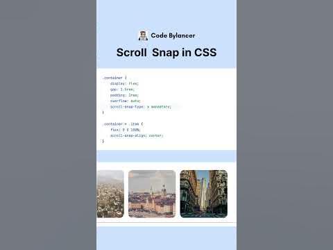 Horizontally scrollable container that will snap on elements when ...