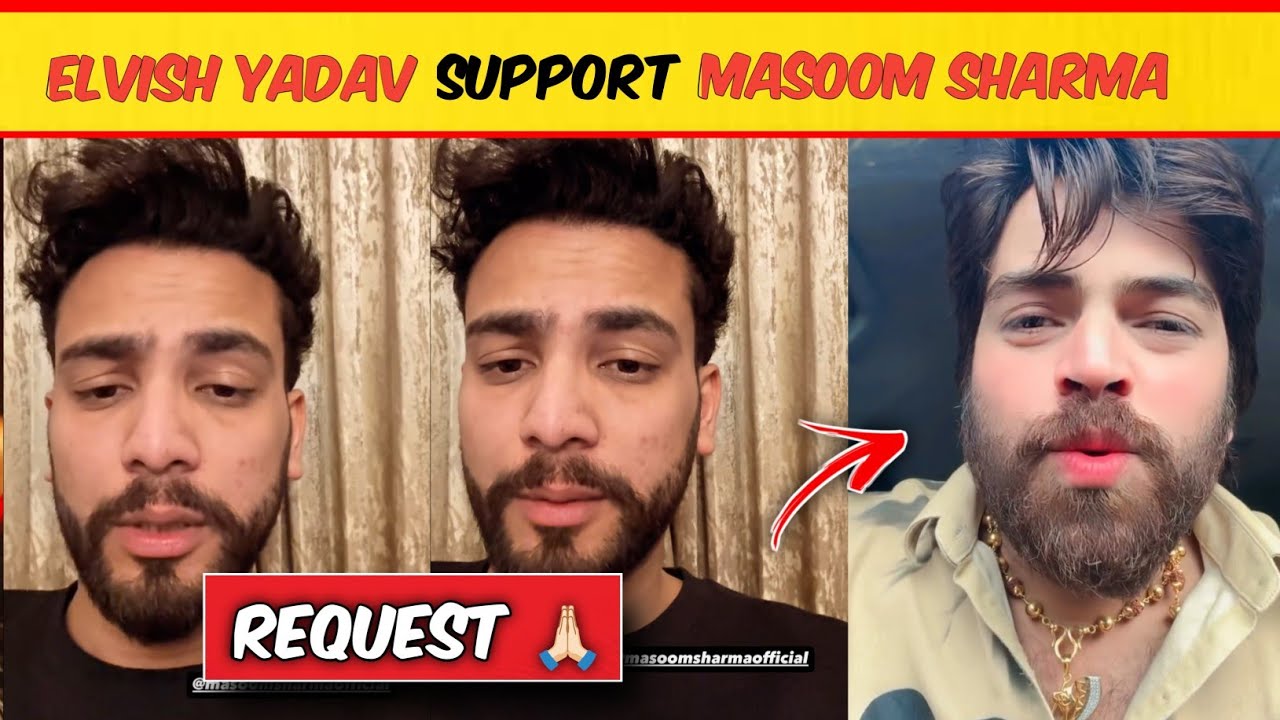 Elvish Yadav Support Mashoom Sharma 🤯 Mashoom Sharma Songs Delete ...