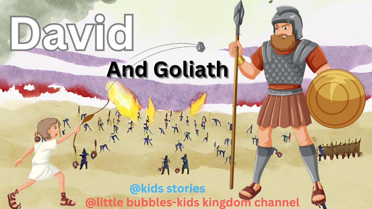 David and Goliath-Children stories- educational videos - YouTube