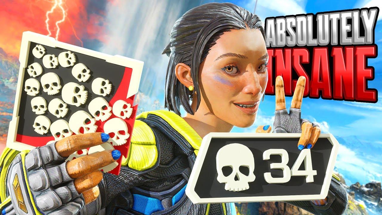 ABSOLUTELY INSANE Conduit 34 KILLS and 7,158 Damage Apex Legends ...