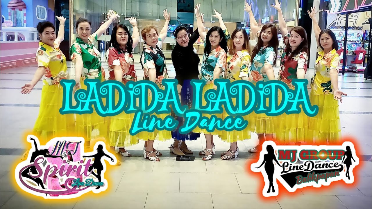LADIDA LADIDA LINE DANCE #mjlinedancebpn #linedancer #linedance # ...
