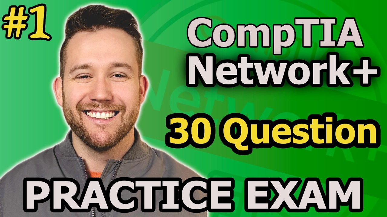 30 Question Network+ Practice Exam - YouTube