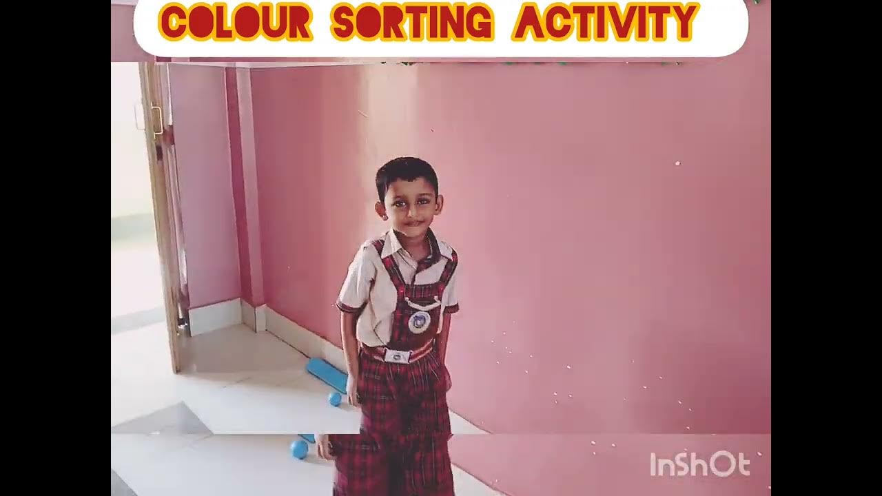 Class LKG|| Maths Colour Sorting Activity - YouTube