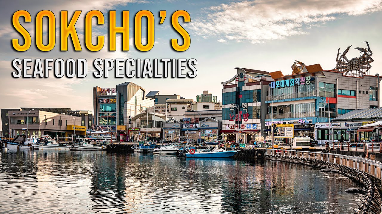 Two days in SOKCHO, SOUTH KOREA // Enjoying various seafood (Seafood ...