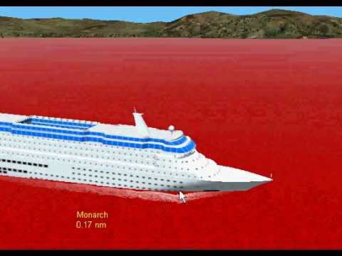 Monarch the great cruise sinks into sea in which fire seaweed sprouted ...
