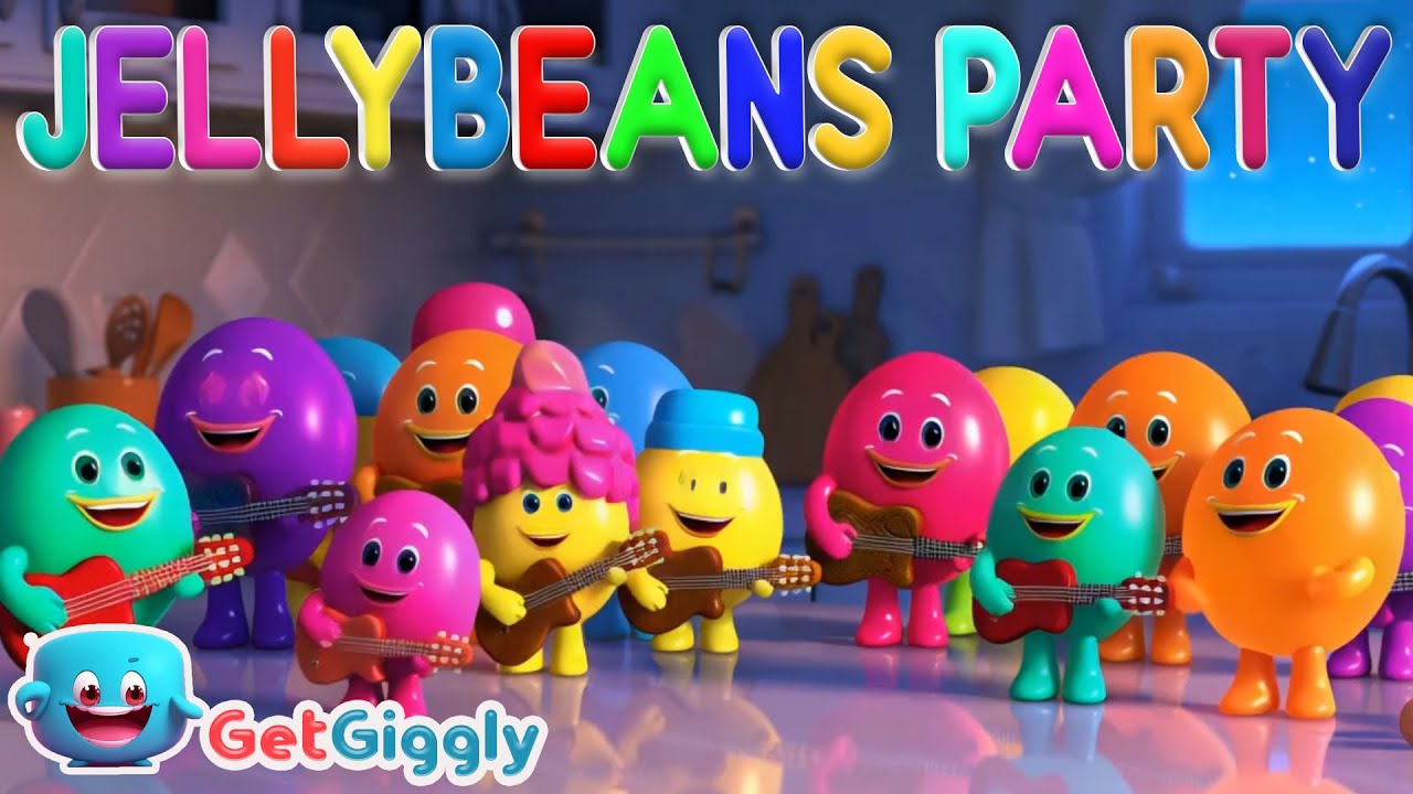 Jellybean Party Song| Magical Jellybean Song for kids | GetGiggly ...