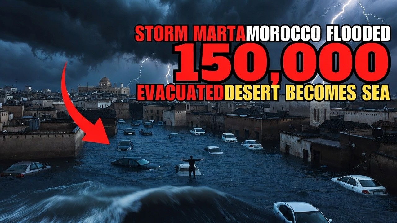 Morocco is Sinking: Storm Marta Unleashes Biblical Floods After Years ...