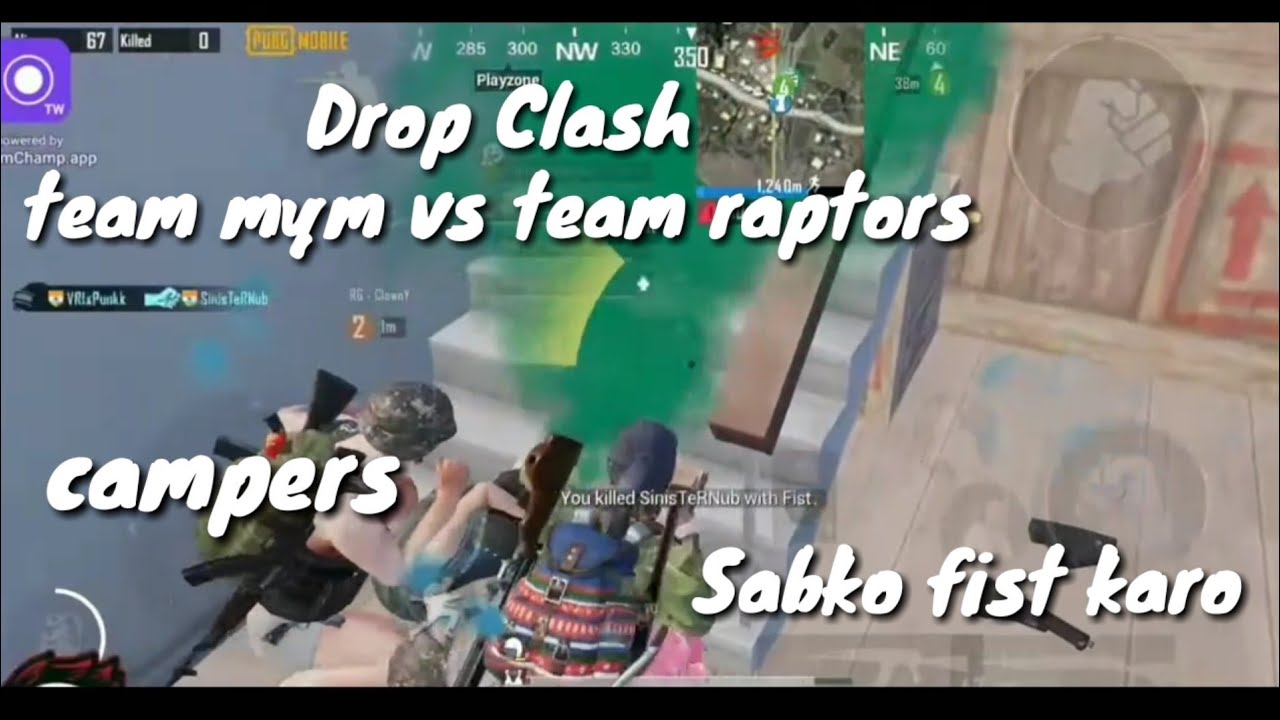 Team mym Vs team raptors drop clash|Fist Sinister,FNC ash, fiction ...
