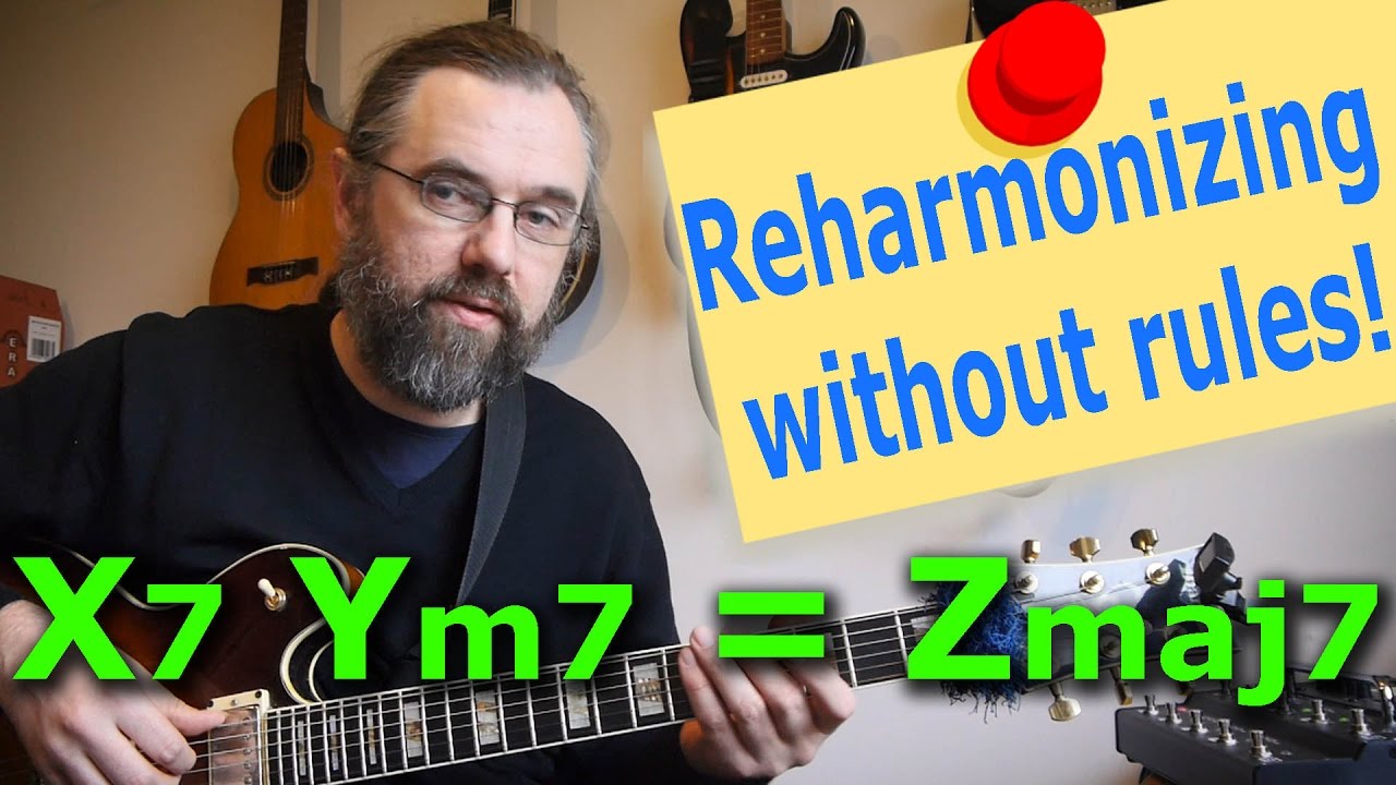 Reharmonizing II V I - Breaking all the rules! 😈 - Jazz Guitar and Jazz ...