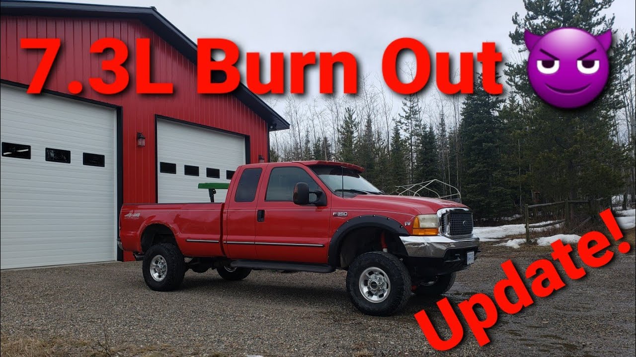 F350 Super Duty update and a little Mike's Garage Burn OUT! - YouTube