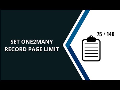 Set Page Limit for One2many Records | Load all One2many data in a ...