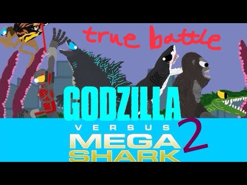 Godzilla vs mega shark 2 (sticknodes animation/true battle ...