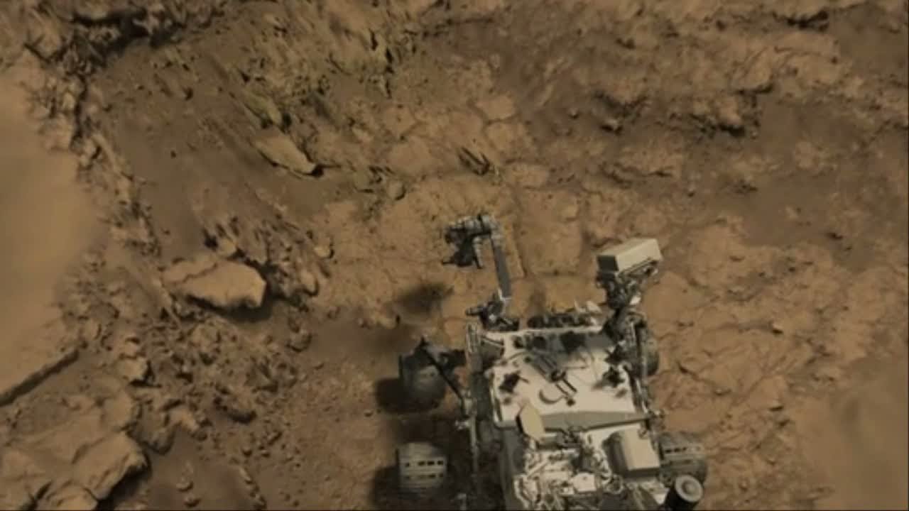 CURIOSITY : MARTIAN BEDROCK DRILLING : NASA VIDEO ANIMATION - YouTube