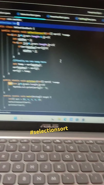 selection sort in java #dsa #viral #shortvideo #coding #reels # ...
