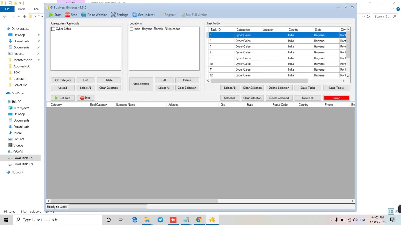Google Data Extractor Software Find All Type Data On Google - YouTube