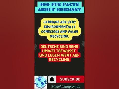 Learn German in 30 seconds | 100 Shocking, Fun facts about Germany (in ...