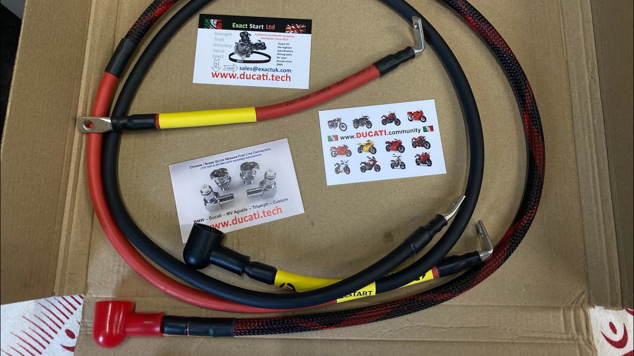 Ducati Scrambler (Starter cable upgrade) - YouTube