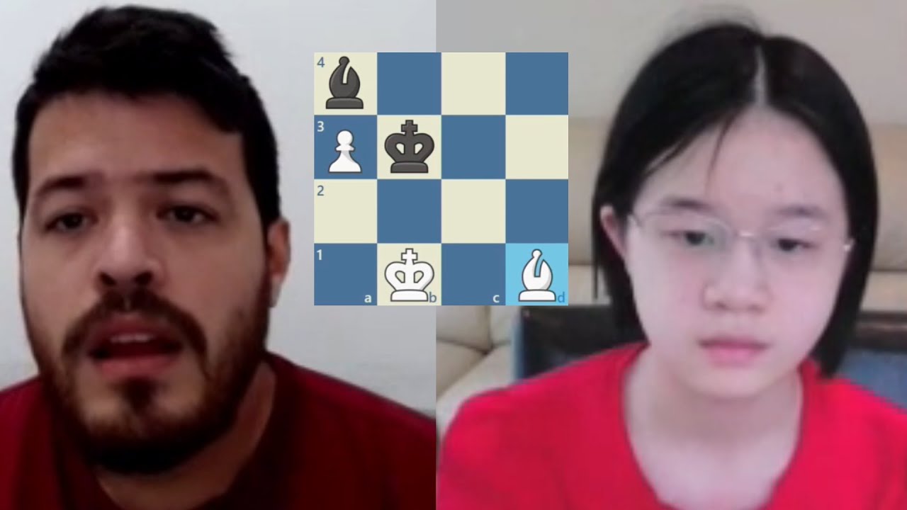 13 y.o Alice Lee Draws Against Grandmaster - YouTube