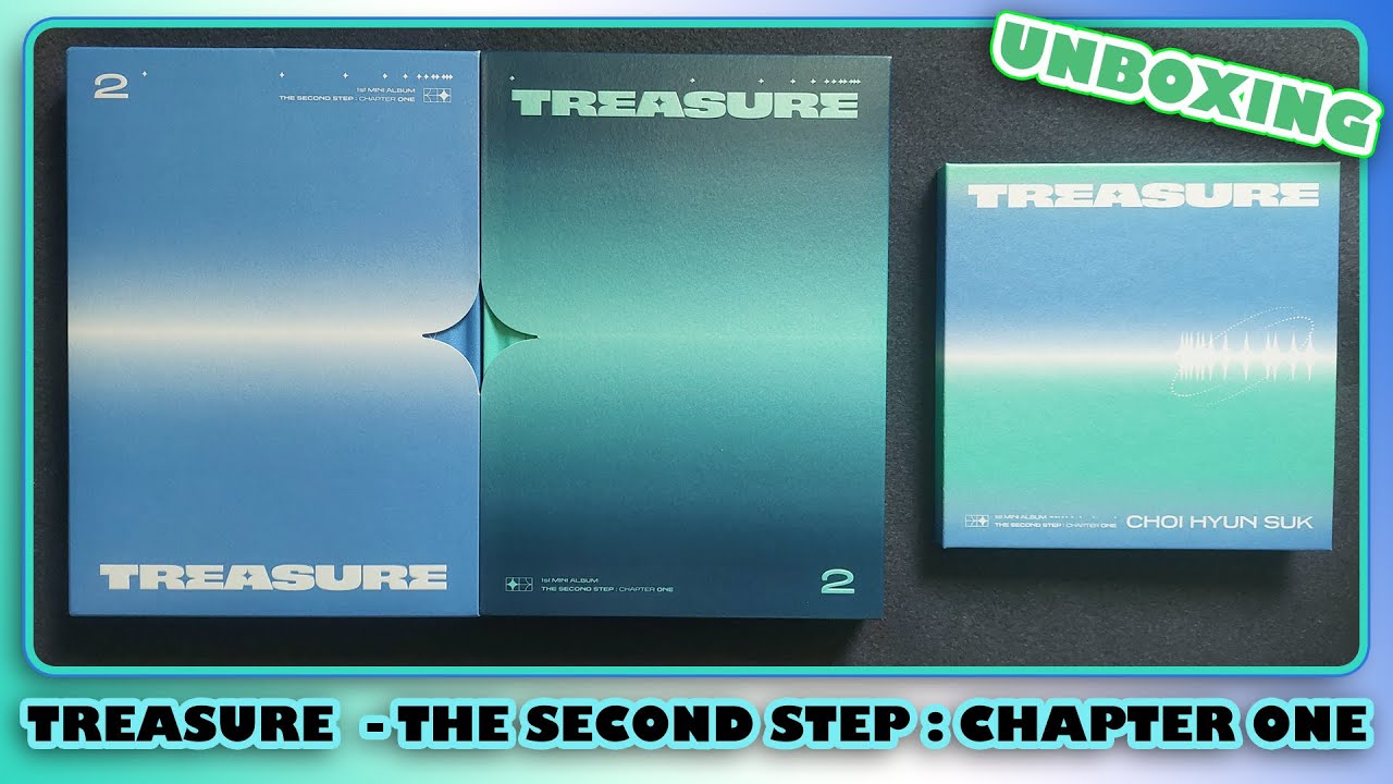 ไหนแกะดิ [UNBOXING] TREASURE - 1st MINI ALBUM THE SECOND STEP : CHAPTER ...