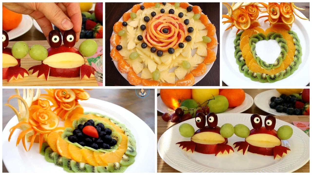 3 Super Salad Fruit Platter Decoration Ideas - YouTube