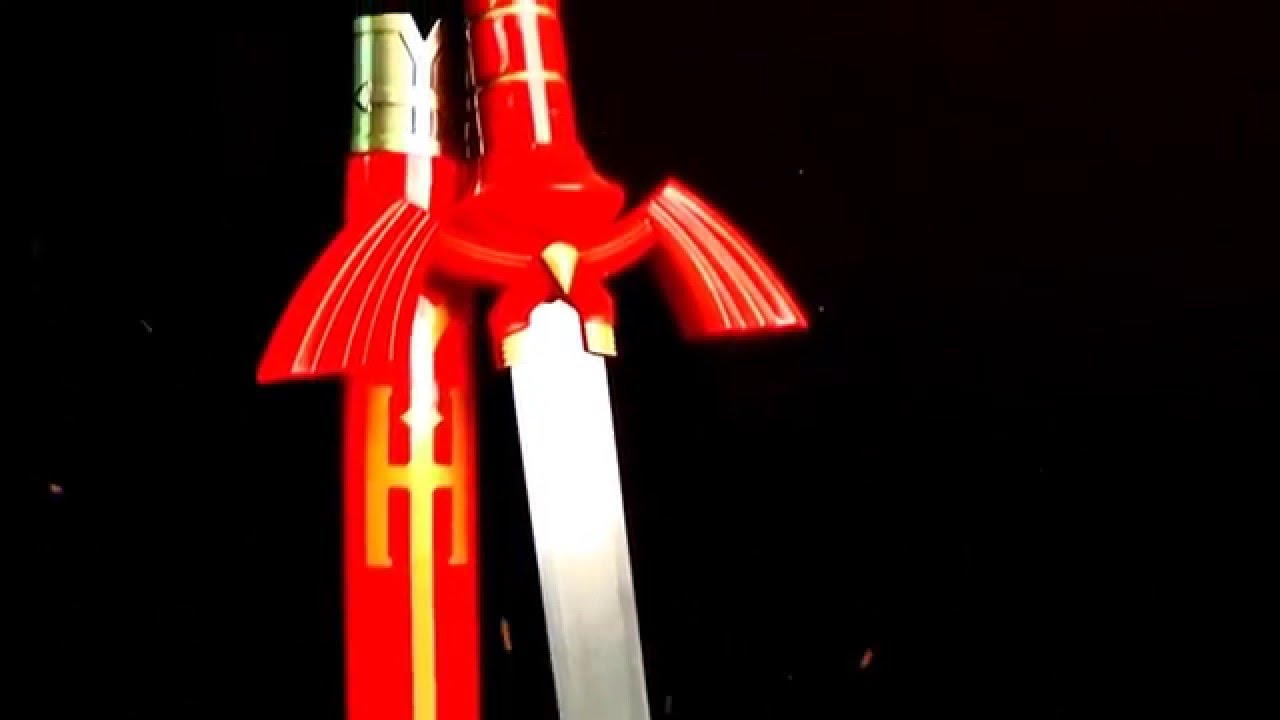 Accurate Zelda Link Shadow Master Sword Red Version - SwordsSwords.com ...