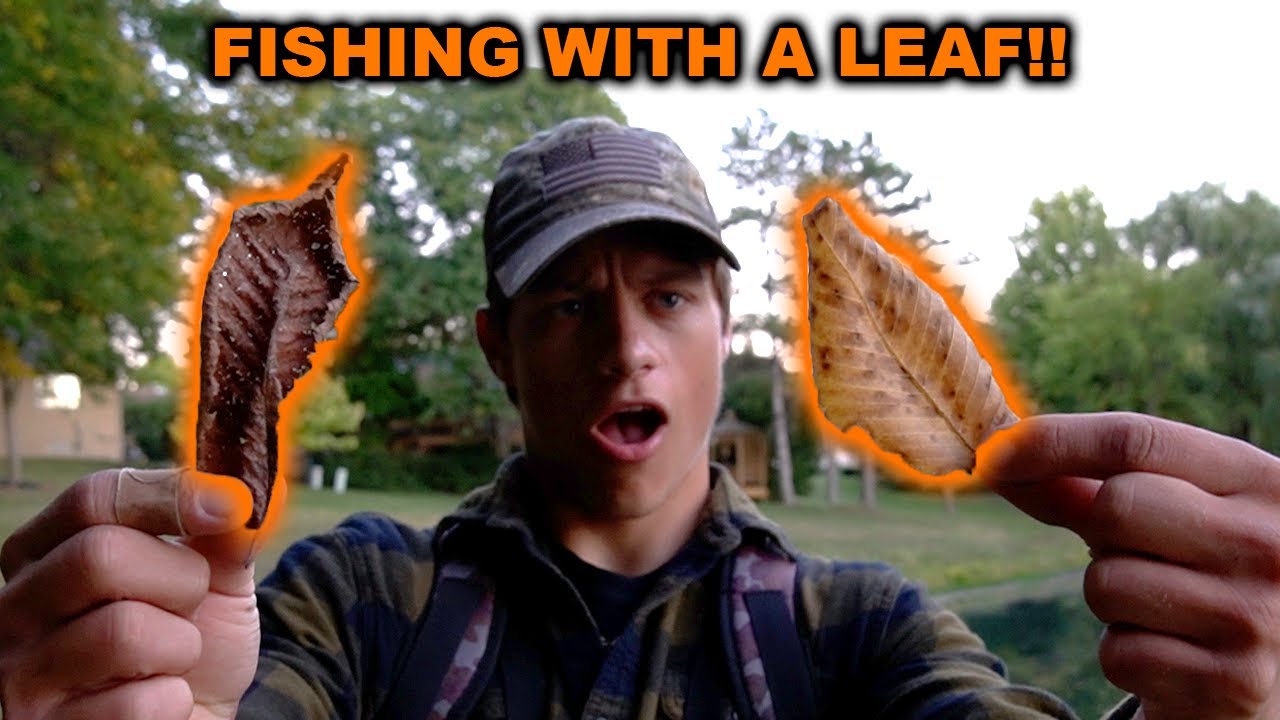 I Went Fishing With a LEAF!! - YouTube