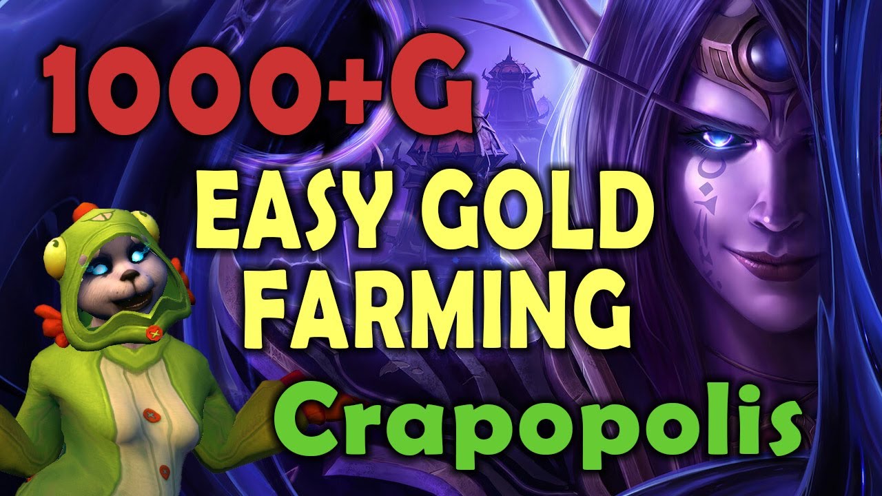 10-Minute Gold Farming: 1000G Loot in World of Warcraft Crapopolis ...