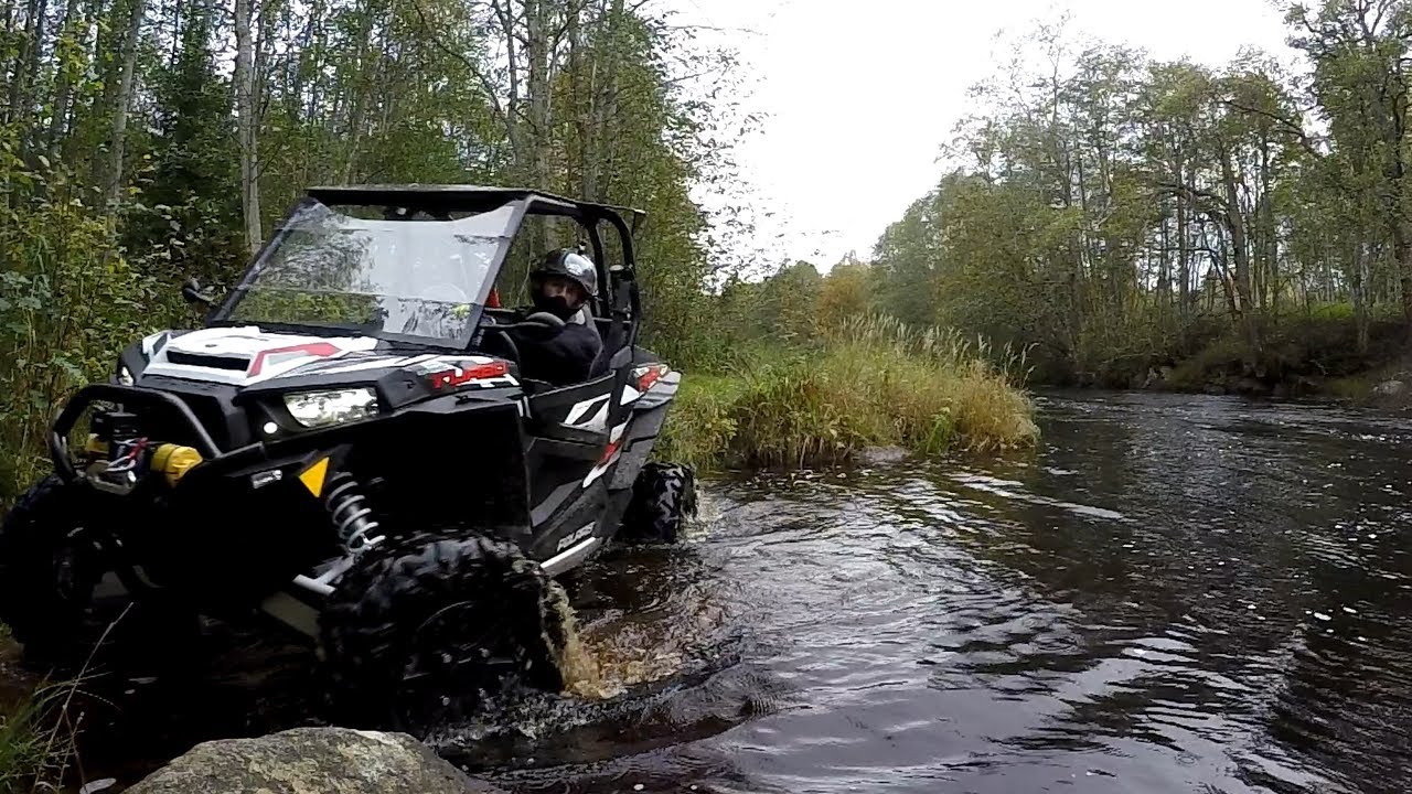 Polaris rzr turbo fast trail ride (with 3 axis gimbal) - YouTube
