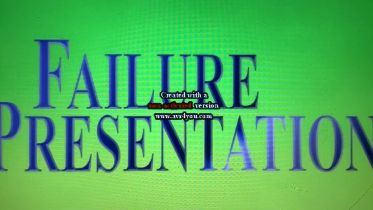 (BAD QUALITY REUPLOAD) The Paradon Failure Presentation Logo in ...