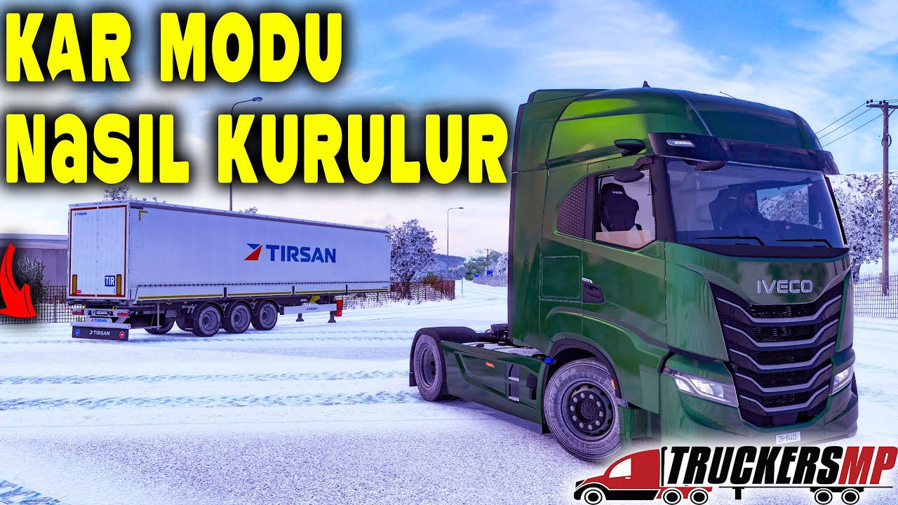 TruckersMP Kar Modu Nasıl Kurulur - Nerden İndirilecek - Frosty Winter Mod- // Ets 2 v1.53 - YouTube
