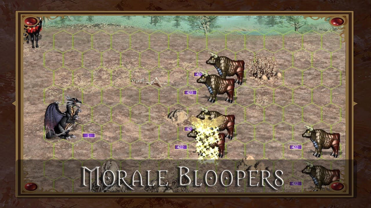 Morale is b*tch - Max Armageddon damage BLOOPERS - Heroes 3 - YouTube