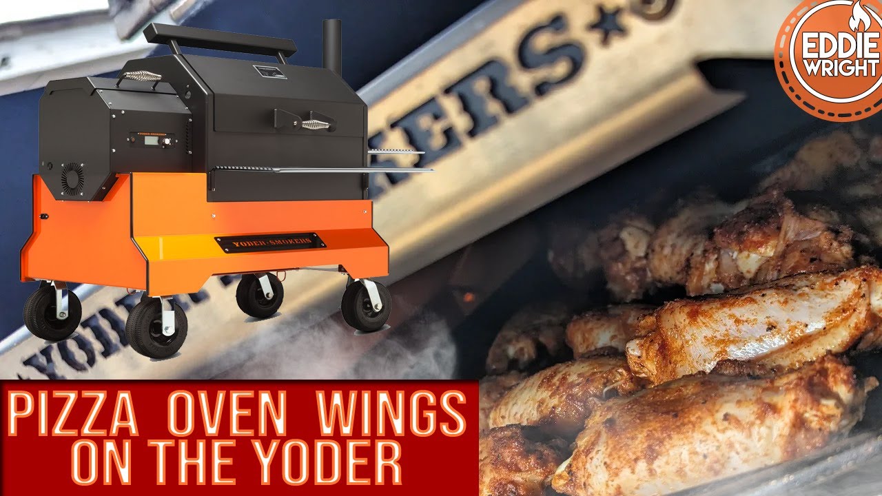 Wood Fired Chicken Wings On The Yoder Pizza Oven - YouTube