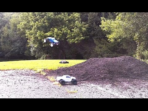 Redcat Caldera, Volcano and Custom Avalanche Bashing More w/ the Kids ...
