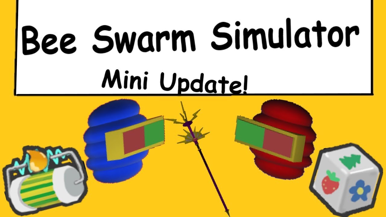 BEE SWARM SIMULATOR MINI UPDATE! - Gear, Dippers, and more! - YouTube