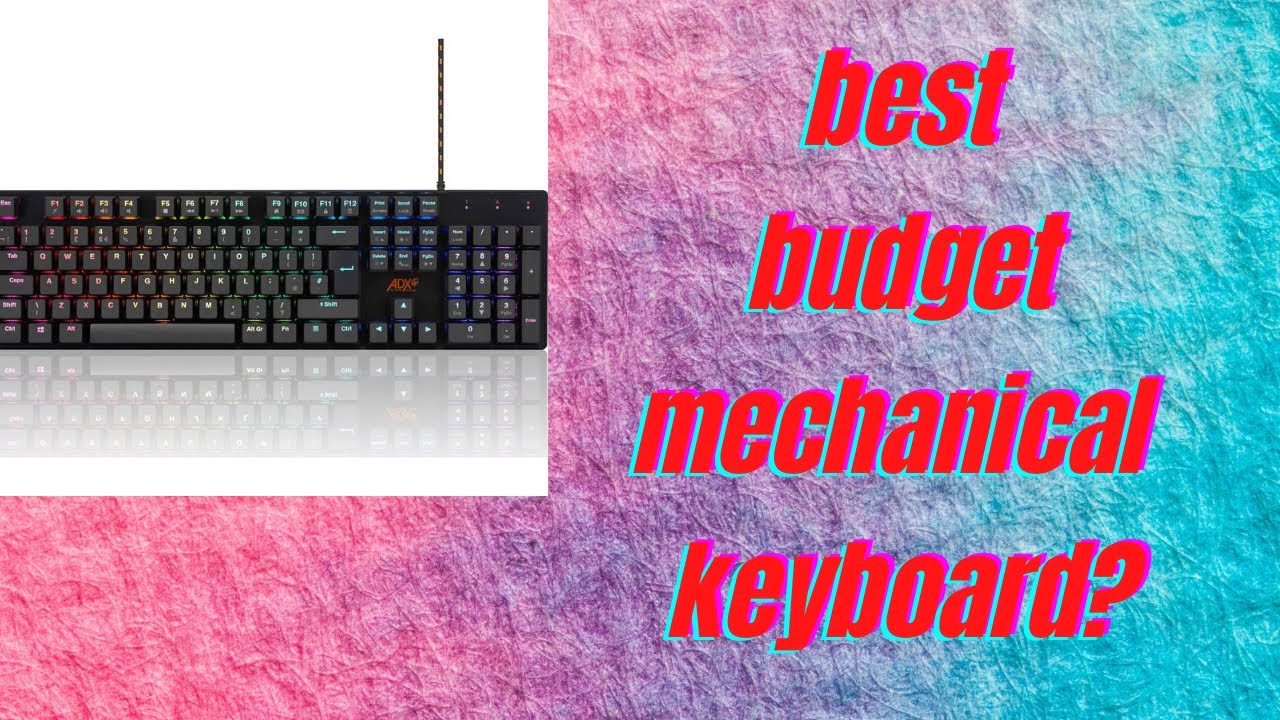 The definition of value | ADX MK0419 Gaming Keybaord - YouTube