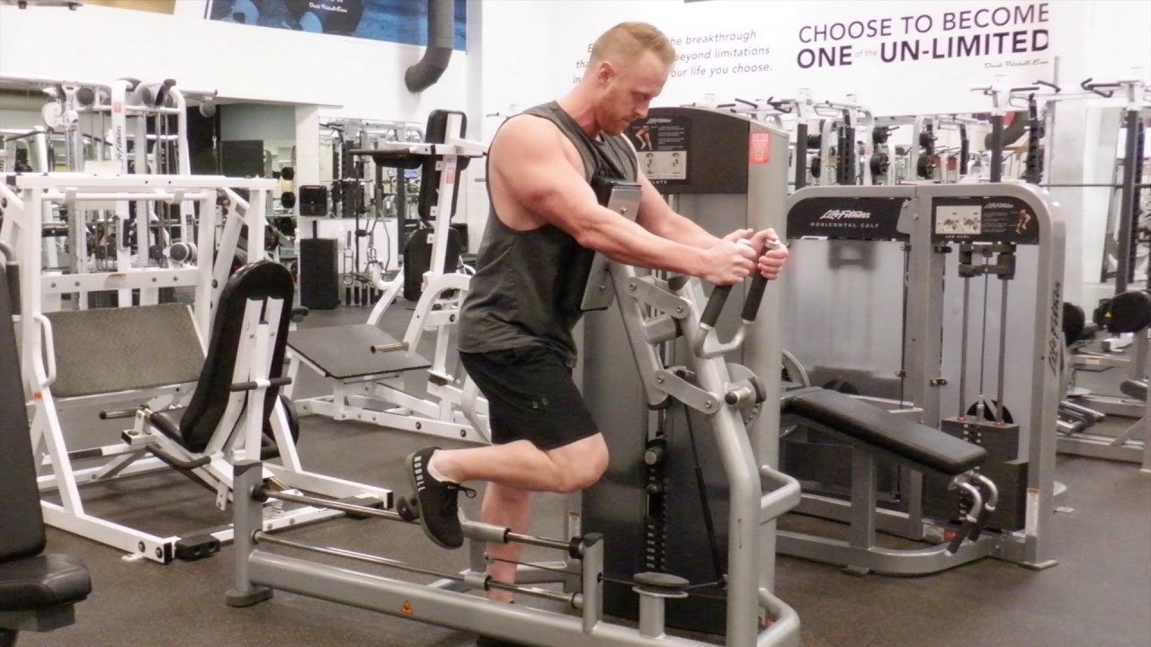 Machine Glute Kickback - YouTube