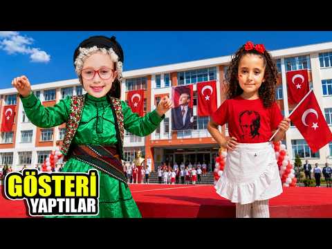 BAHAR VE BANU ALYANIN 23 NİSAN VE 19 MAYIS GÖSTERİSİNE GİTTİK !! 