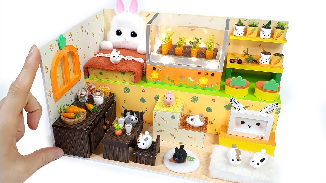 DIY Miniature 2023 Rabbit CardBoard House Build Amazing House For diy-miniature-2023-rabbit-cardboard-house-build-amazing-house-for