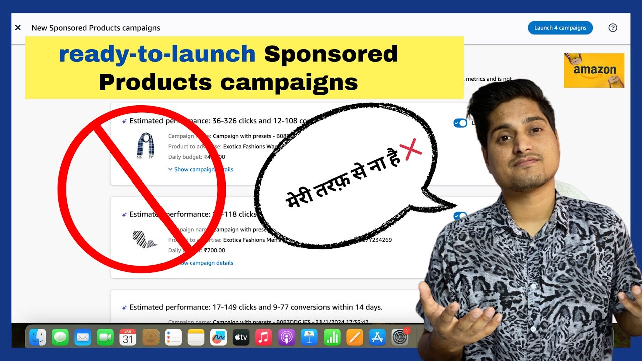 AMAZON Ready-to-launch Sponsored Products campaigns - YouTube