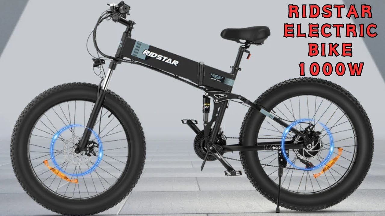 Ridstar Electric Bike 1000W - YouTube