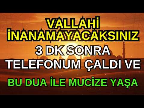 İnanılmaz! Bu Dua Sonrası 3 Dakika İçinde Beklenmedik Bir Olay Gerçekleşti