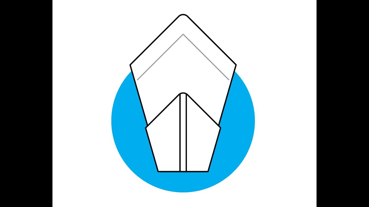 How to Fold a Cone Napkin | The Color-Coded Chef Tutorial - YouTube