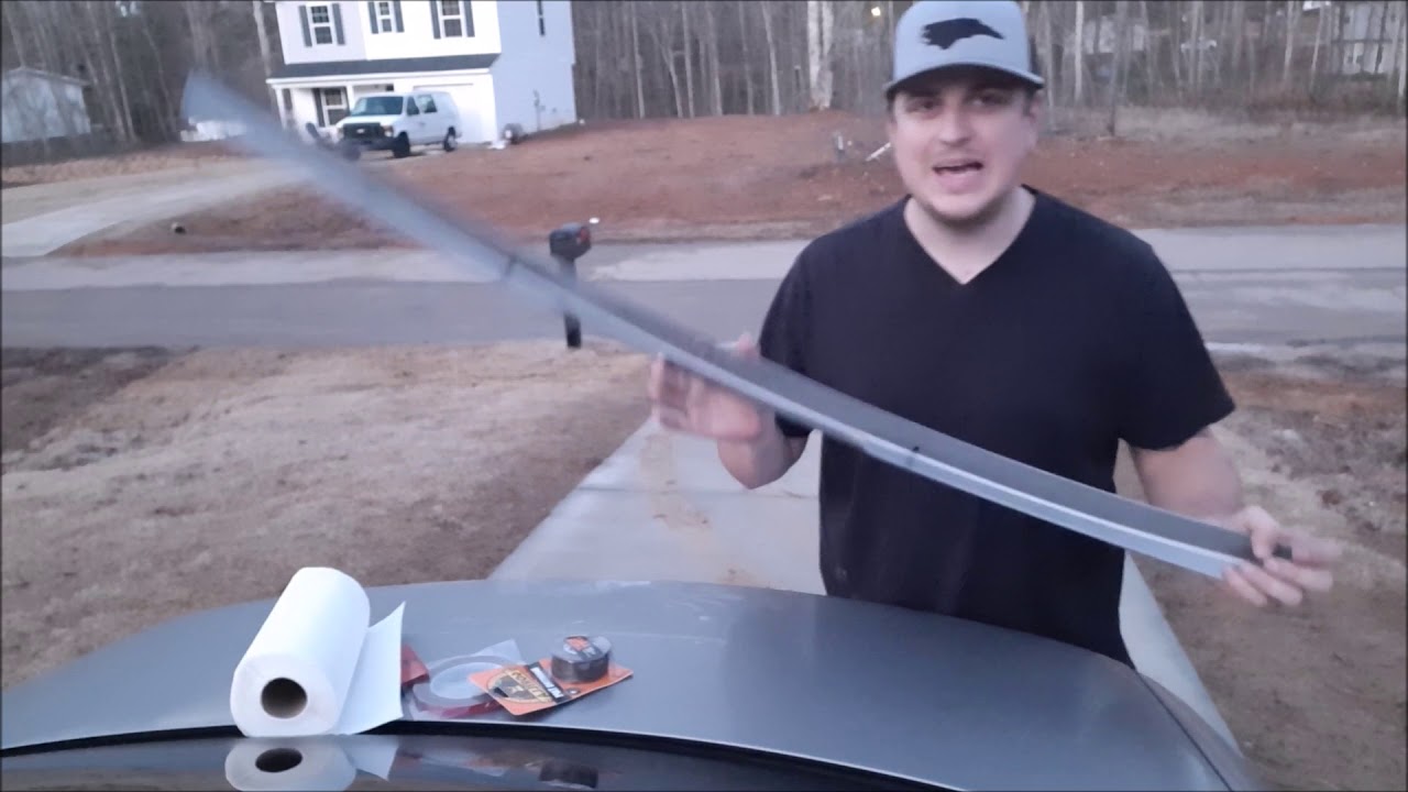 Mercedes Spoiler install w211 e500 - YouTube